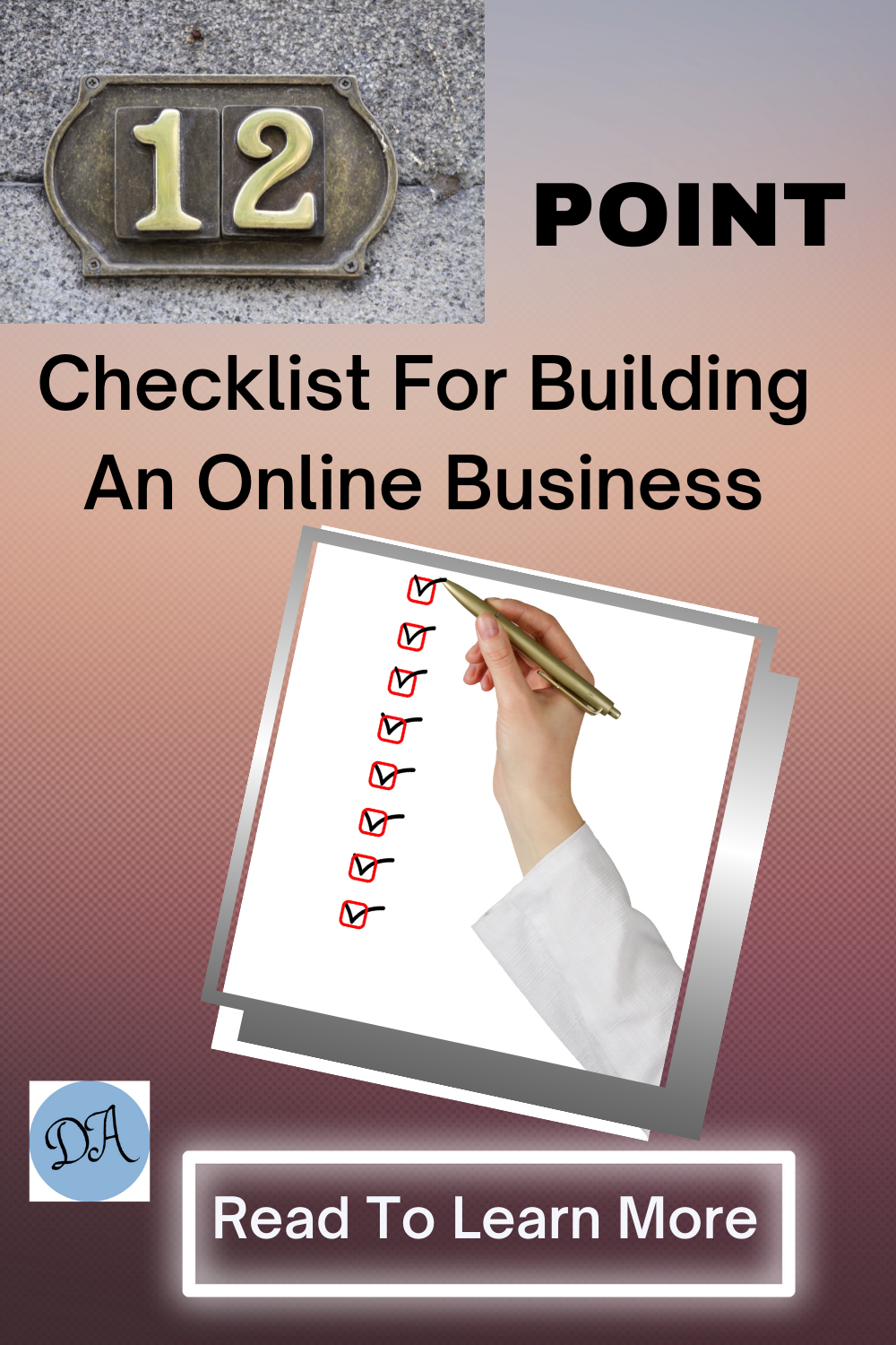 12 Point Check List For Building An Online Business - Deb Andrews' Blog